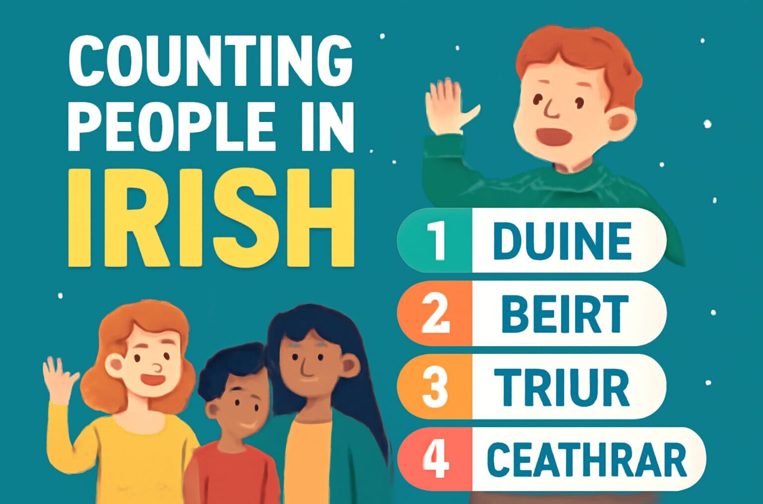 Counting People in Irish: A Guide to Gaelic Numbers and Usage